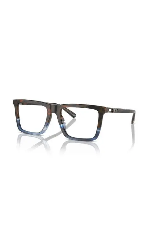 Michael Kors 55mm Rectangle Eyeglasses - Blue