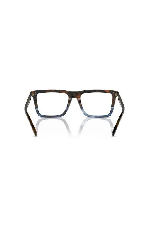 Michael Kors 55mm Rectangle Eyeglasses - Blue