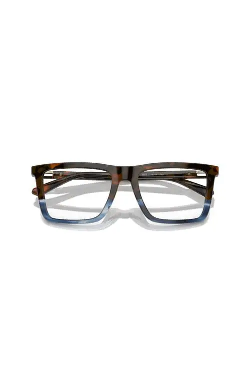 Michael Kors 55mm Rectangle Eyeglasses - Blue