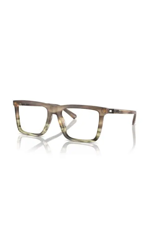 Michael Kors 55mm Rectangle Eyeglasses - Green