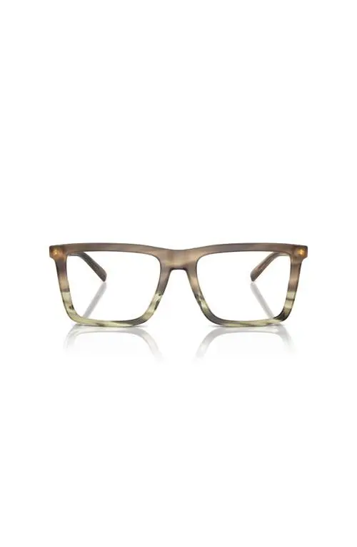 Michael Kors 55mm Rectangle Eyeglasses - Green