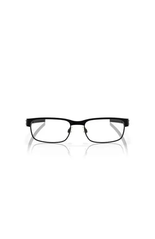Oakley 55mm Rectangle Full Rim Optical Glasses - Black