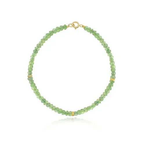 THE LOVERY FINE JEWELRY 14k Yellow Gold Bead Bracelet - Peridot