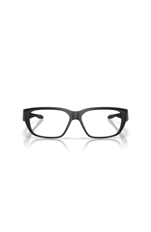 Oakley 56mm Rectangle Eyeglasses - Black