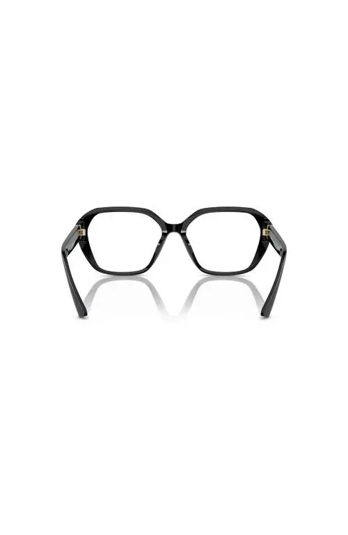 JIMMY CHOO 55mm Butterfly Optical Glasses - Black