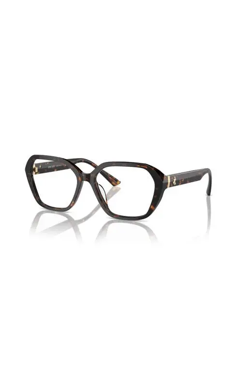 JIMMY CHOO 55mm Butterfly Optical Glasses - Tortoise