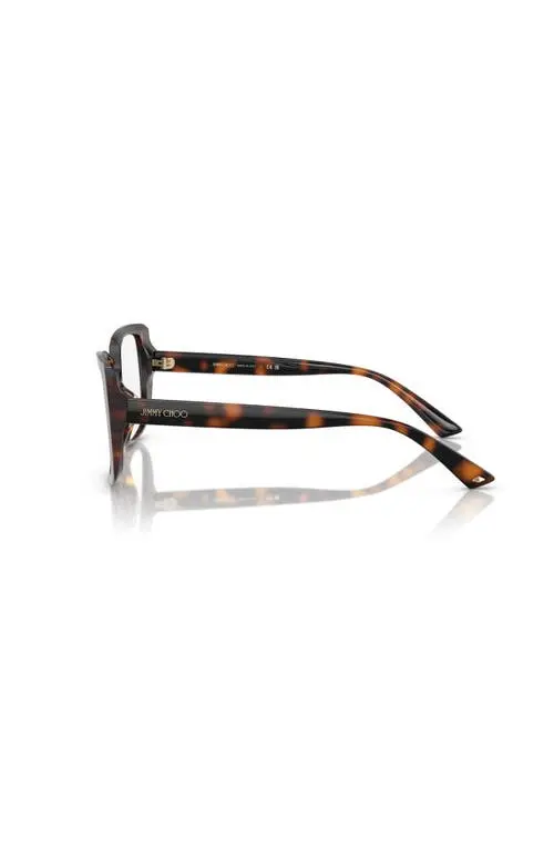 JIMMY CHOO 51mm Butterfly Optical Glasses