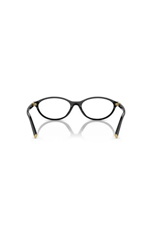 Miu Miu 54mm Oval Optical Glasses - Black