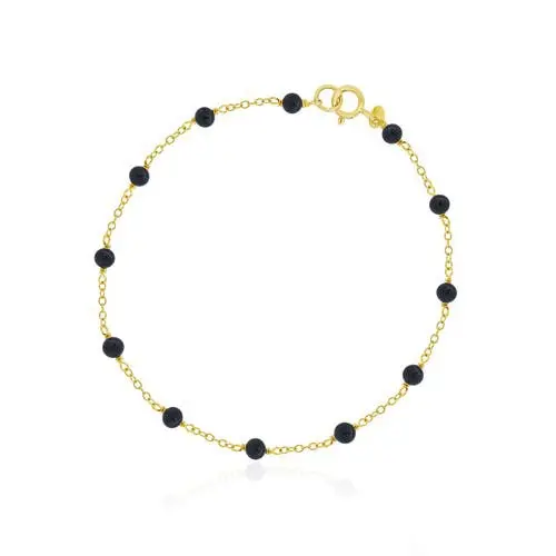 THE LOVERY FINE JEWELRY Bead Chain Bracelet - Onyx