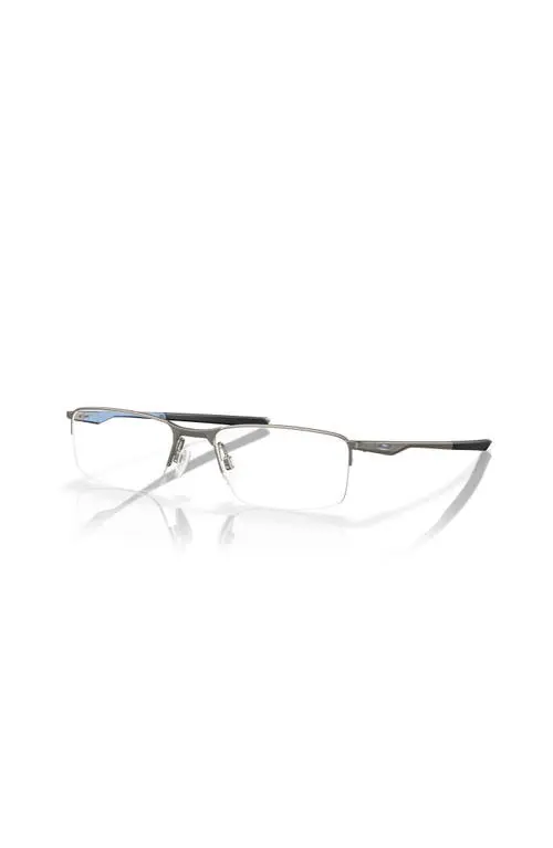 Oakley 54mm Rectangle Eyeglasses - Grey/light Blue