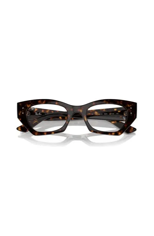 Ray-ban Irregular Optical Glasses - Tortoise