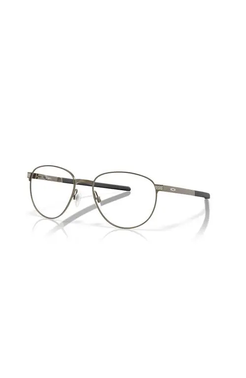 Oakley Round Frame Full Rim Titanium Eyeglasses - Grey