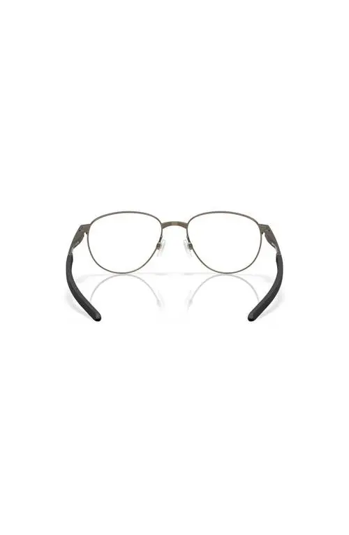 Oakley Round Frame Full Rim Titanium Eyeglasses - Grey