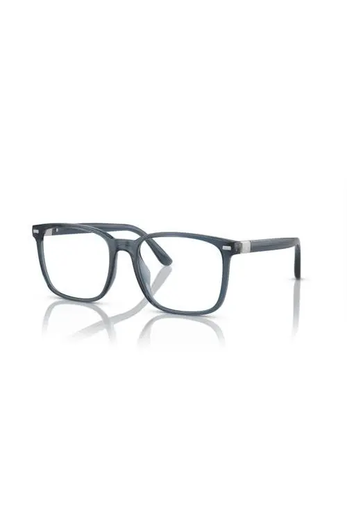 Polo Ralph Lauren 53mm Square Optical Glasses - Blue