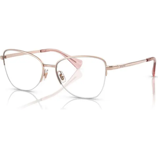 Ralph Lauren 53mm Irregular Eyeglasses - Rose Gold