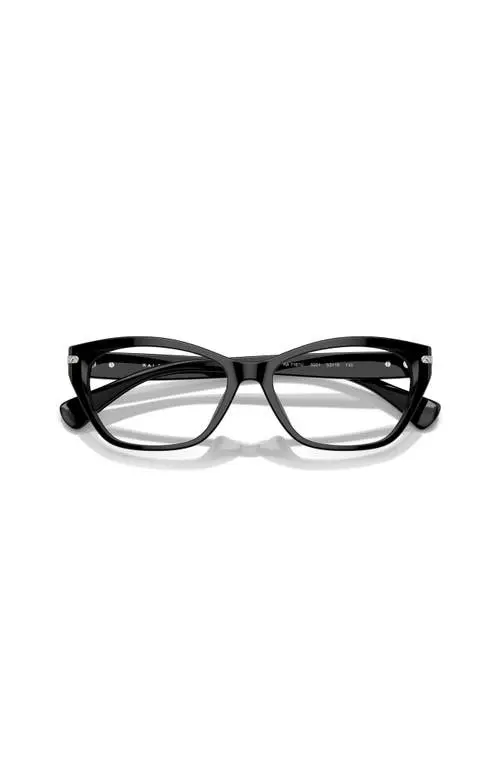 Ralph Lauren 53mm Rectangle Eyeglasses - Black