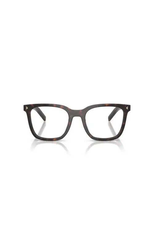 Prada 52mm Rectangle Eyeglasses