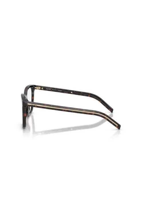 Prada 52mm Rectangle Eyeglasses