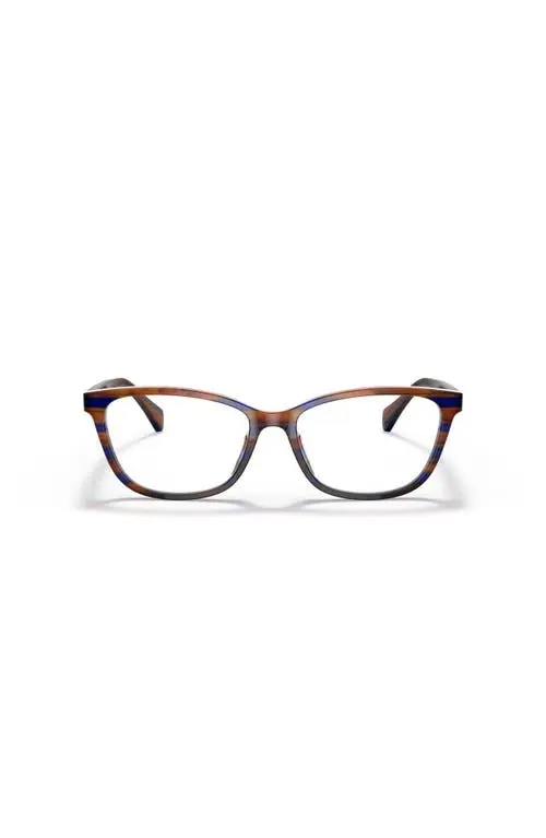 Ralph Lauren 53mm Rectangle Optical Glasses - Brown