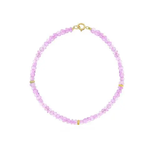 THE LOVERY FINE JEWELRY Beaded Bracelet With - Pink Amethyst