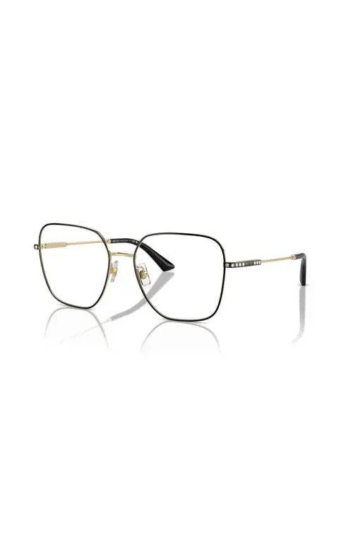 JIMMY CHOO 55mm Square Optical Glasses - Black