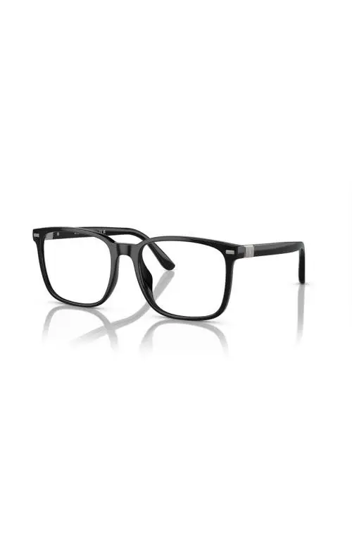 Polo Ralph Lauren 55mm Square Full Rim Eyeglasses - Black