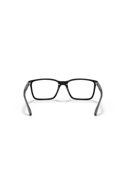 ARNETTE 52mm Rectangle Optical Glasses - Black