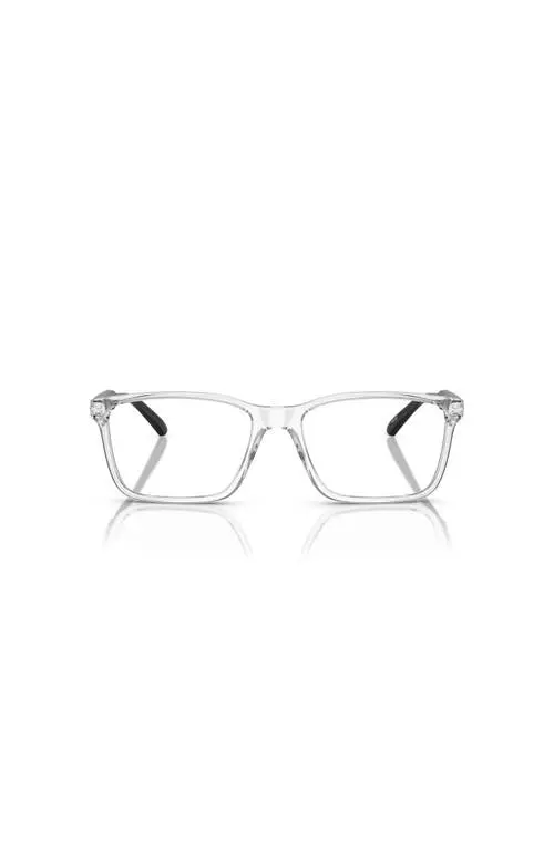 ARNETTE 52mm Rectangle Optical Glasses - Transparent