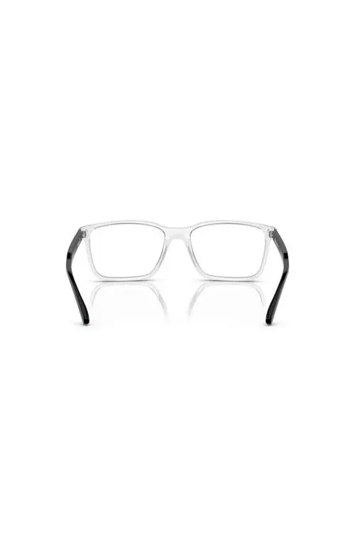 ARNETTE 52mm Rectangle Optical Glasses - Transparent
