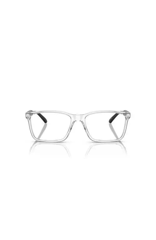 ARNETTE 52mm Rectangle Optical Glasses - Transparent