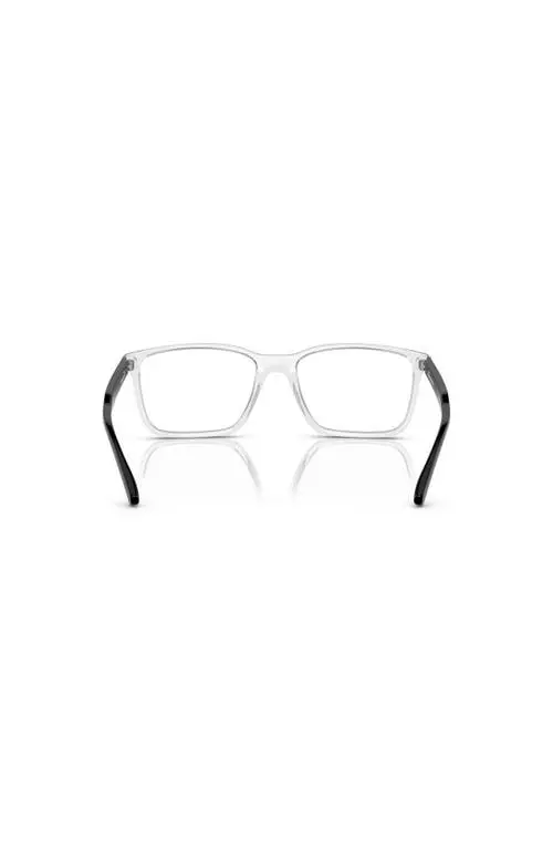 ARNETTE 52mm Rectangle Optical Glasses - Transparent