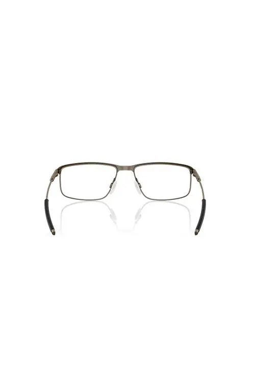Oakley 54mm Rectangle Full Rim Optical Glasses - Grey