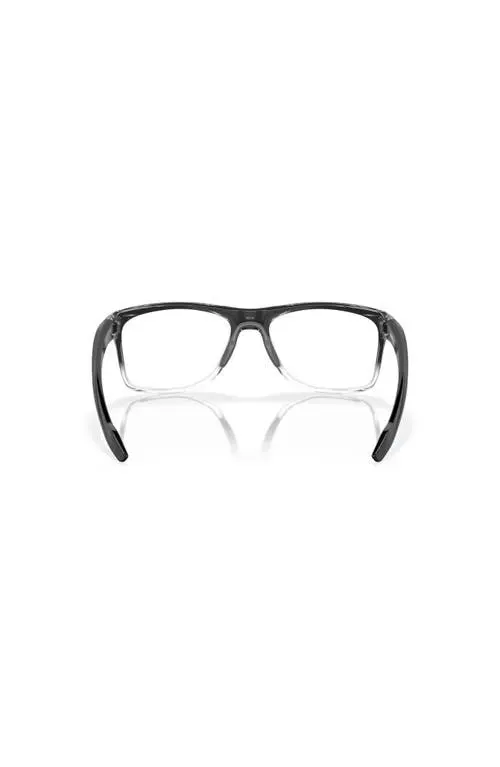Oakley 55mm Rectangle Full Rim Optical Glasses - Black