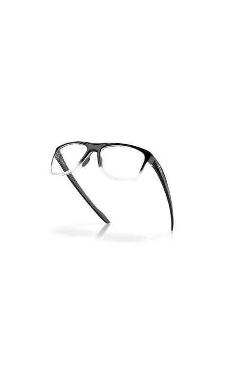 Oakley 55mm Rectangle Full Rim Optical Glasses - Black