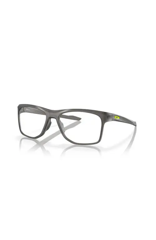 Oakley 55mm Rectangle Full Rim Optical Glasses - Grey
