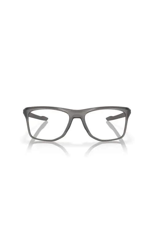 Oakley 55mm Rectangle Full Rim Optical Glasses - Grey