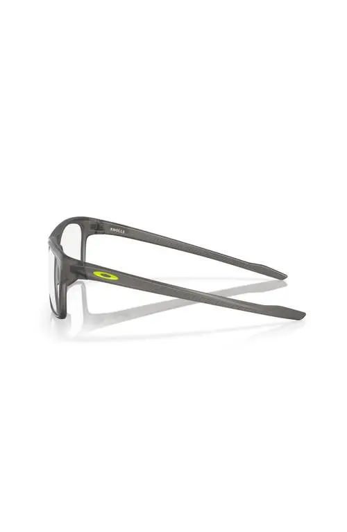 Oakley 55mm Rectangle Full Rim Optical Glasses - Grey