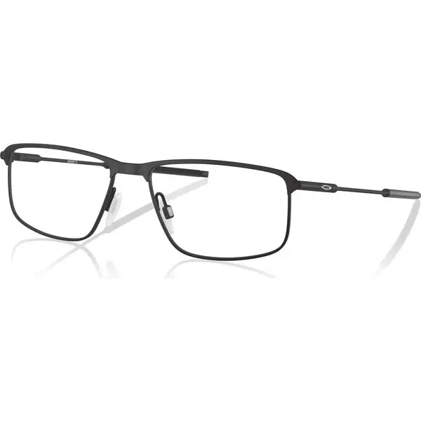 Oakley 56mm Rectangle Full Rim Eyeglasses - Black