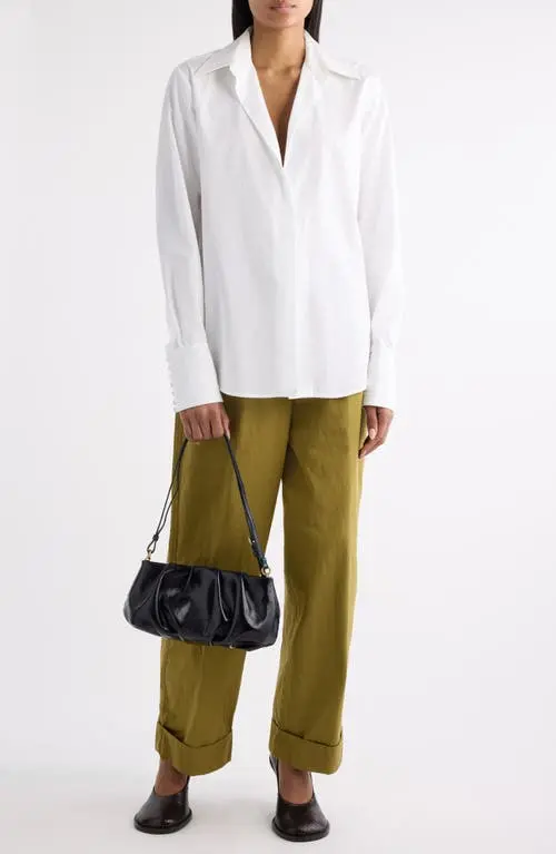 Dries Van Noten Celinta Cotton Button-up Shirt