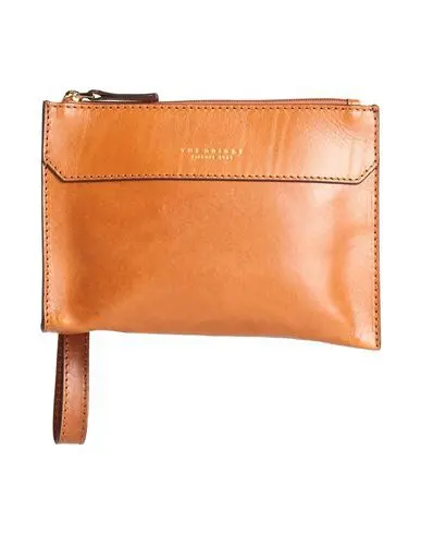 THE BRIDGE Leather Clutch - Brown