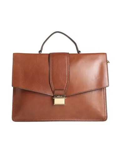 THE BRIDGE Leather Laptop Bag - Brown