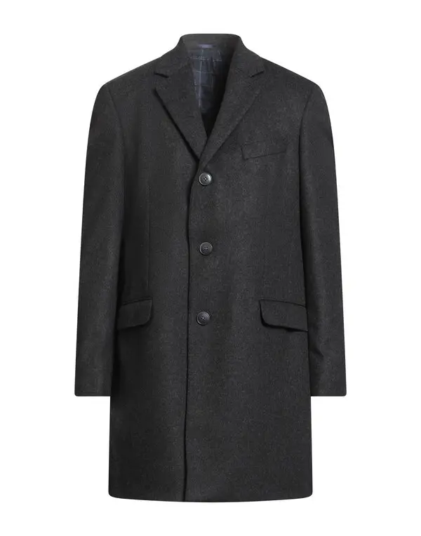 HACKETT Single-breasted Wool And Cashmere Coat