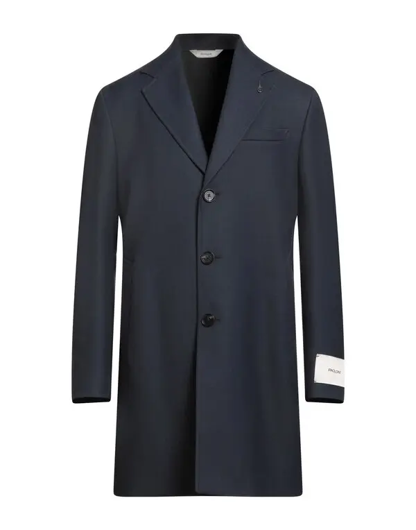 PAOLONI Single-breasted Gabardine Coat