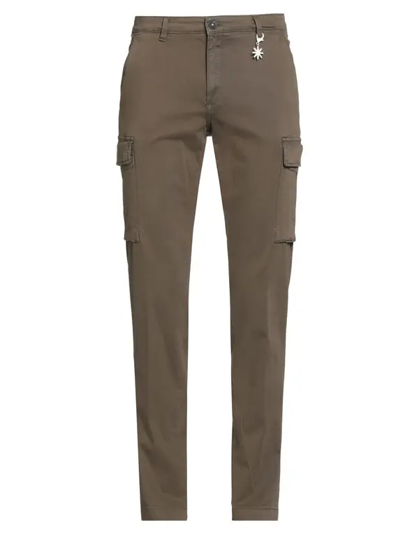 MANUEL RITZ Cotton Blend Cargo Pants - Green