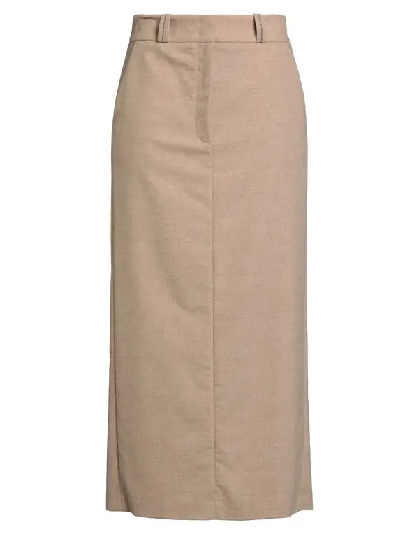 Peserico Flared Maxi Skirt In Wool Blend