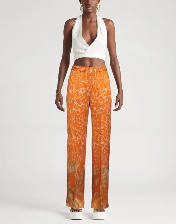 SEVENTY VENEZIA Straight-leg Leopard-print Pants