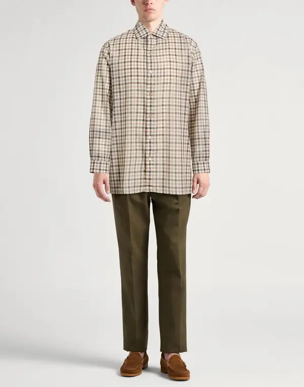 Agnona Shirt Size Wool, Silk - Beige