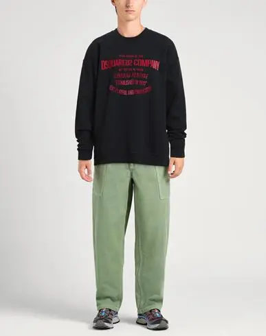 Dsquared2 Cotton Fleece Sweatshirt - Black