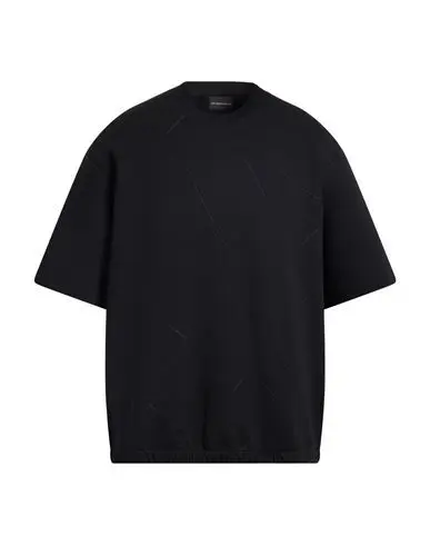 Emporio Armani T-shirt Size Cotton, Polyester, Elastane - Black