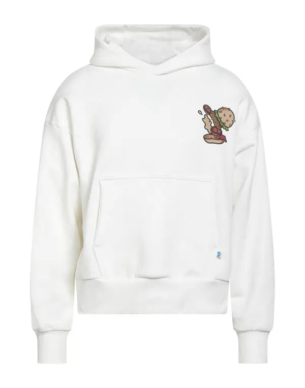 INBETWEENERS Cotton Fleece Hoodie - Ivory